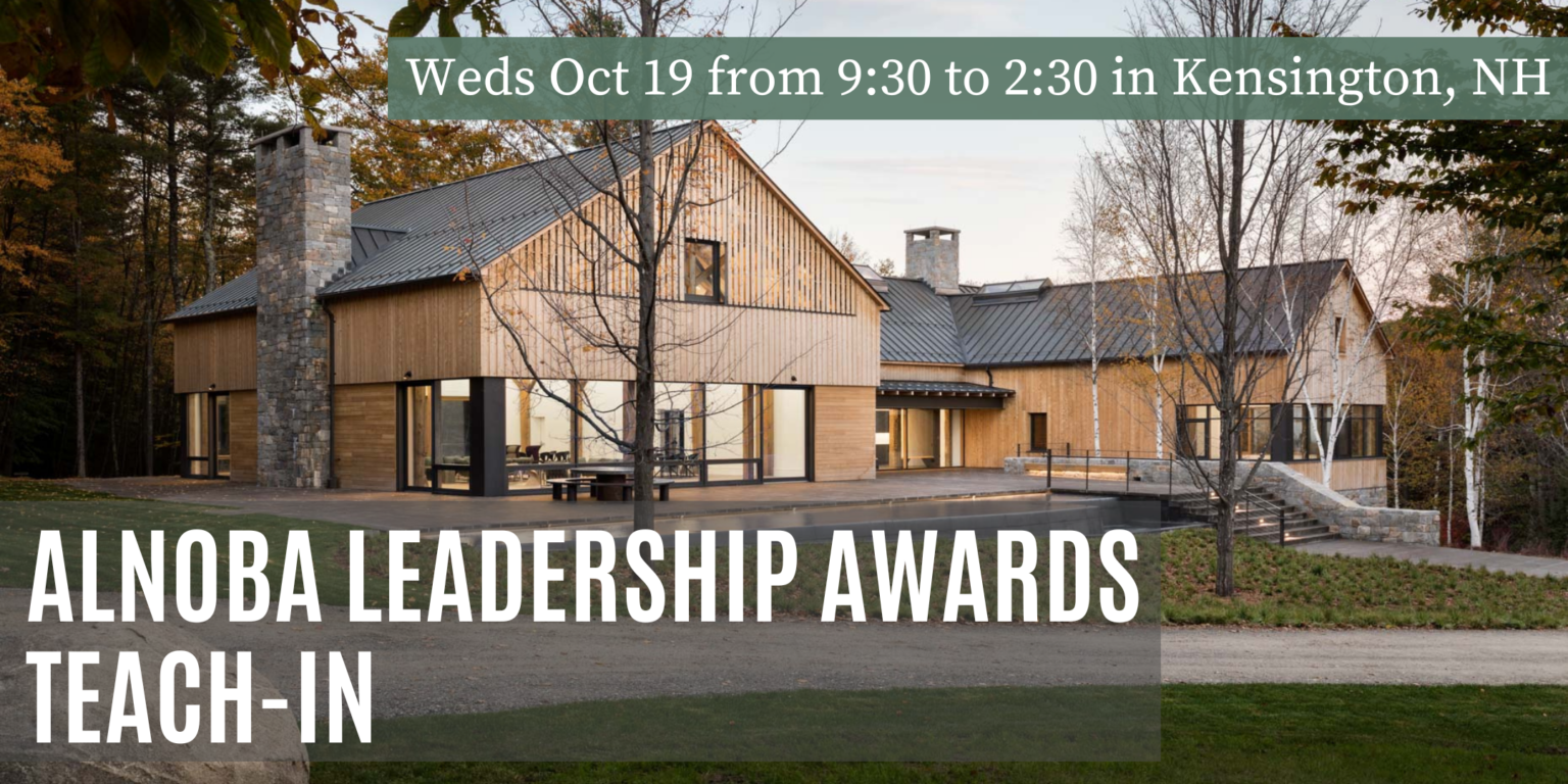 Alnoba Leadership Awards Teach-In - Alnoba